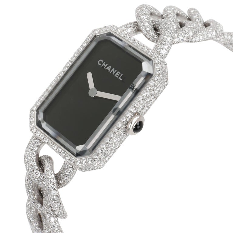 Chanel Premiere H3260 Women's Diamond Watch in 18 Karat White Gold For ...