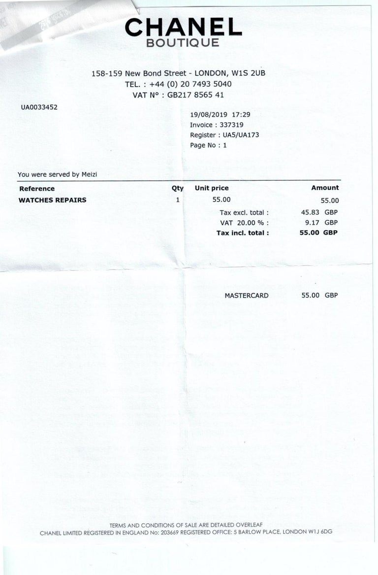 Chanel Premiere Ladies Diamond Set Dress Watch in 18 Karat White Gold ...