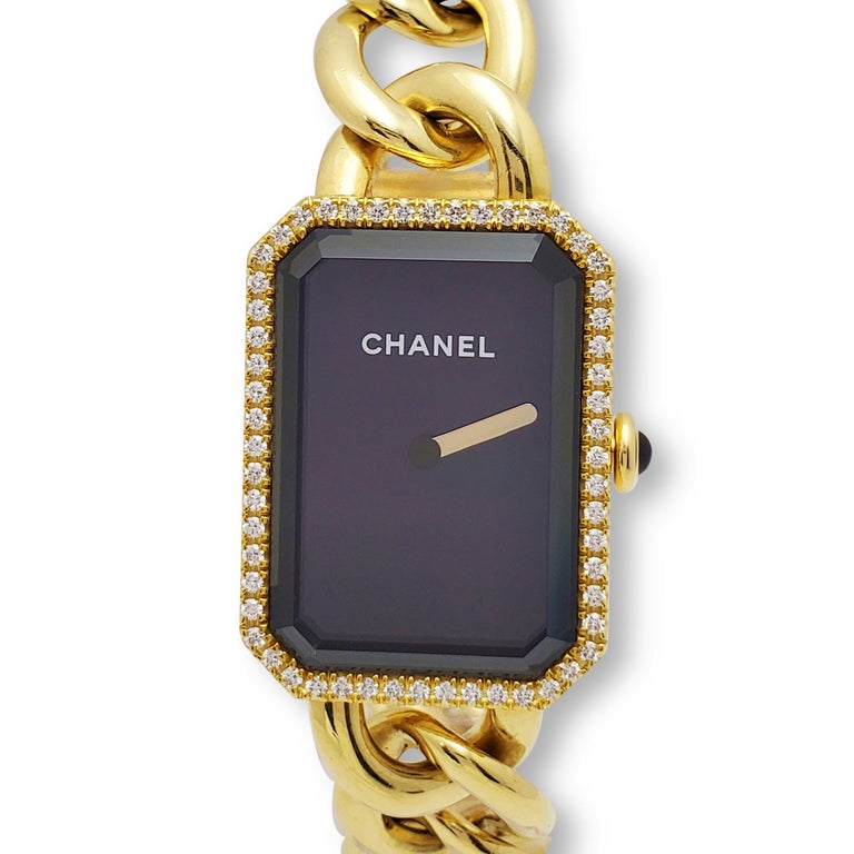 Chanel Première Yellow Gold Diamond Watch For Sale at 1stDibs
