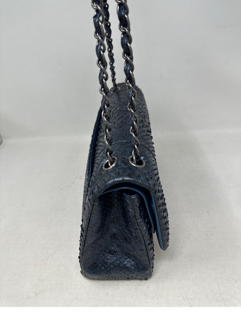 Chanel Python Exotic Jumbo Flap Bag For Sale at 1stDibs