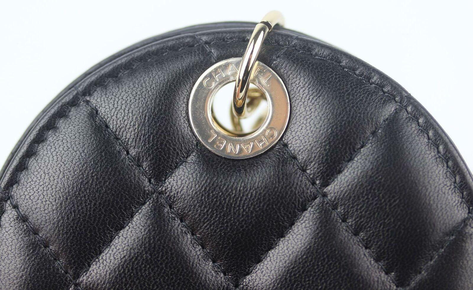 Chanel Quilted Lambskin Leather Luggage Tag For Sale at 1stDibs ...