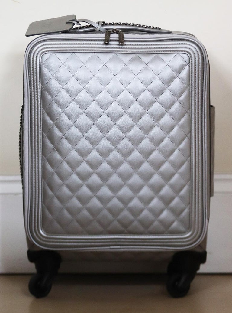 Chanel Quilted Leather Coco Case Suitcase at 1stDibs | chanel suit case