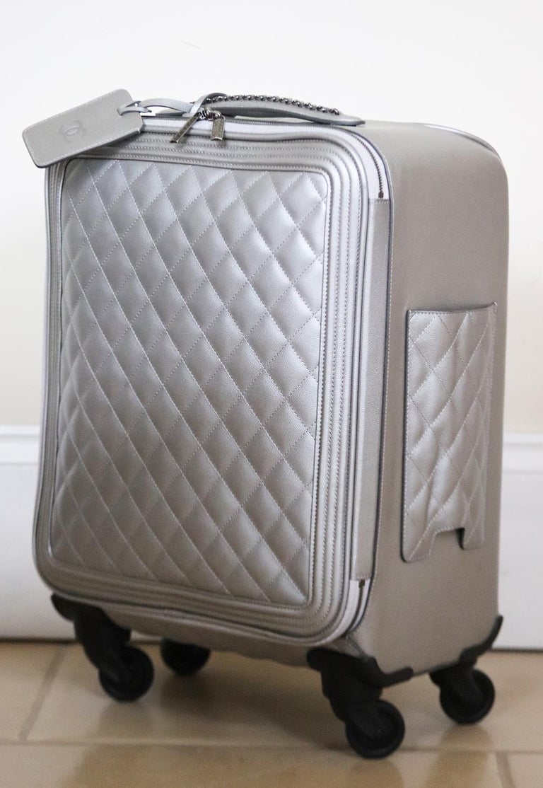 Chanel Quilted Leather Coco Case Suitcase at 1stDibs | chanel suit case