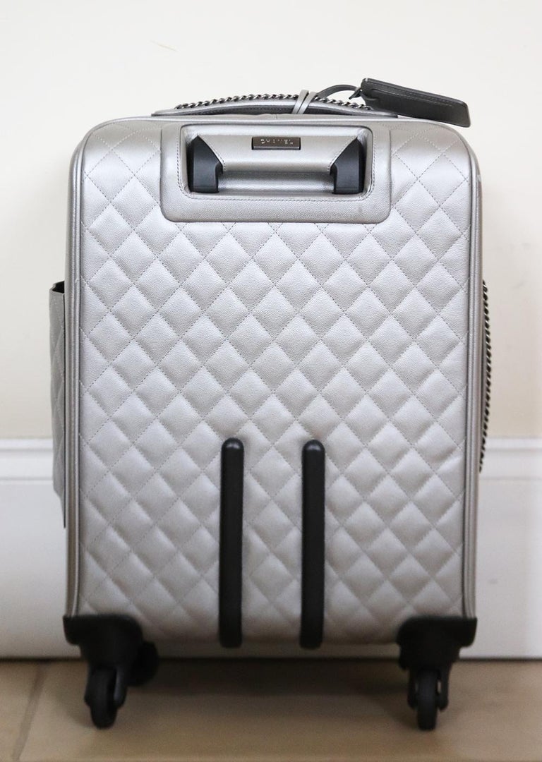 Chanel Quilted Leather Coco Case Suitcase at 1stDibs | chanel suit case