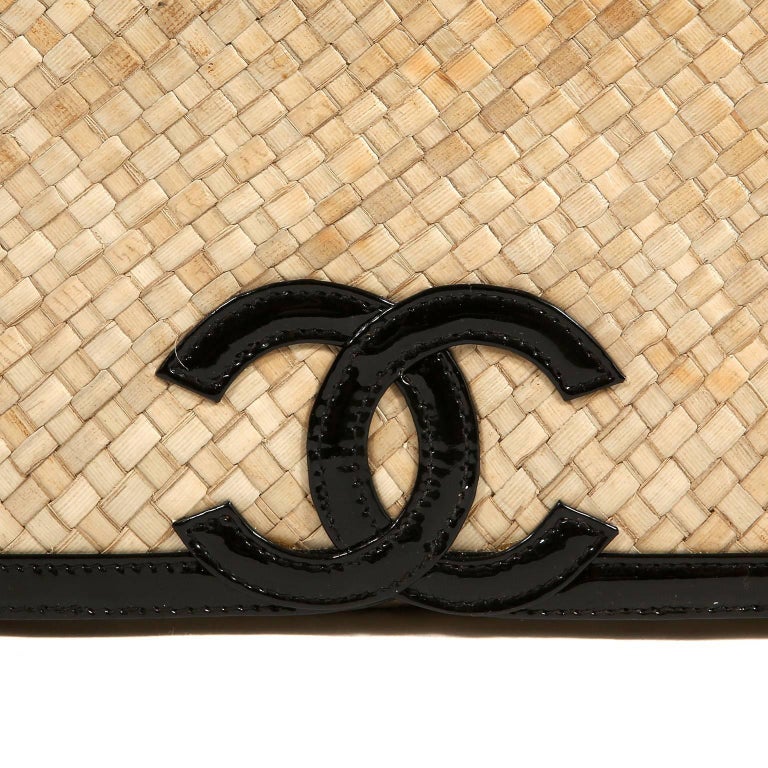 Chanel Raffia Woven Flap Bag by Amen Wardy at 1stDibs | chanel raffia ...