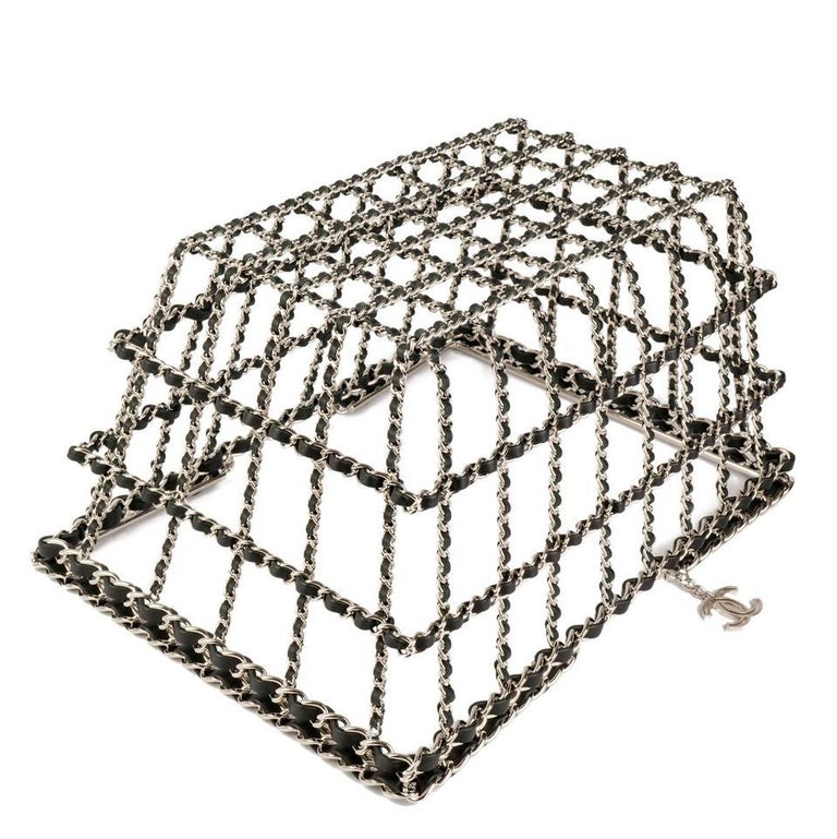 Chanel Rare Collector's Runway Supermarket Grocery Basket Chain Tote ...