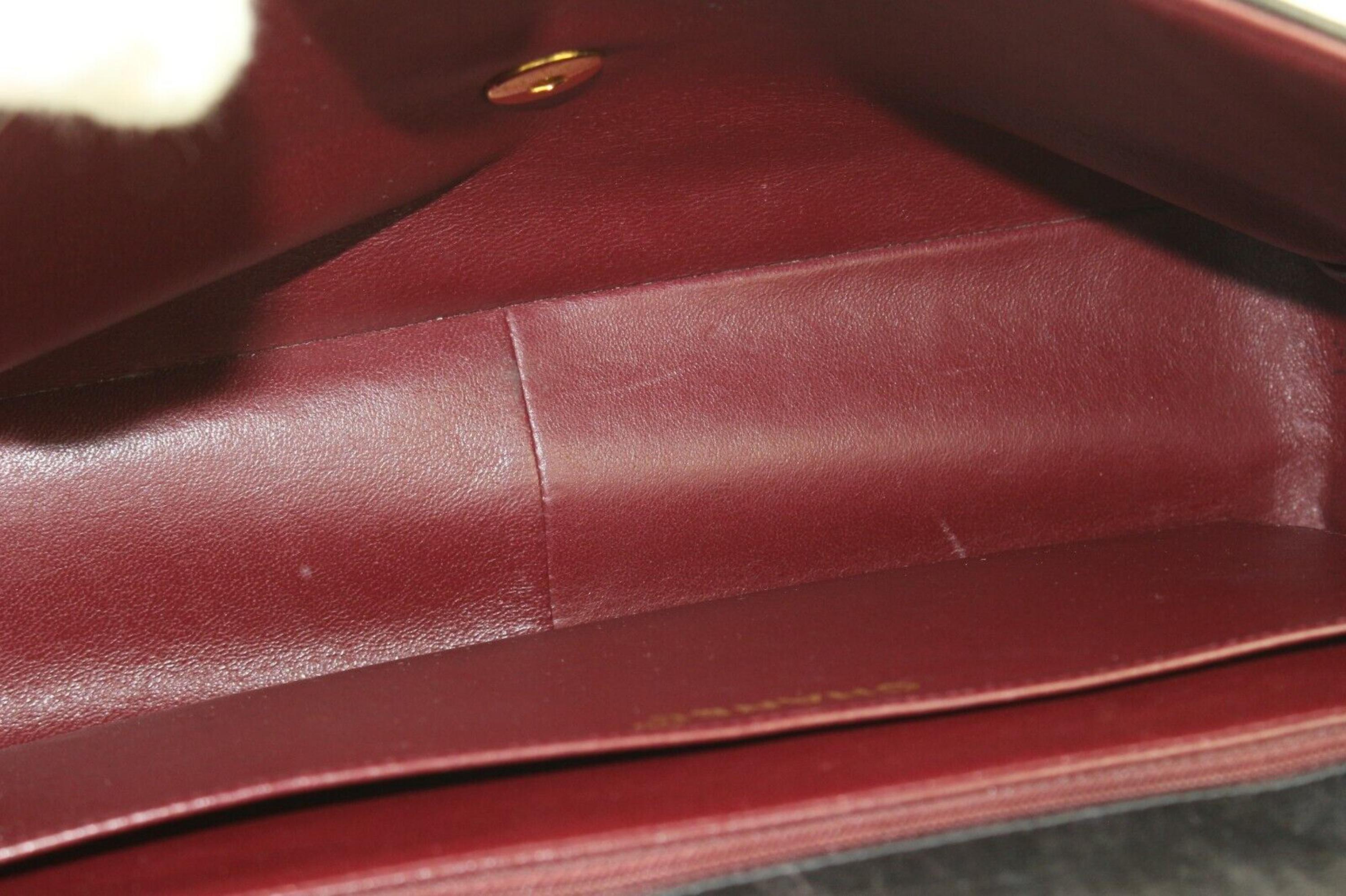 Chanel Rare Horizontal Quilted Black XL Jumbo Flap 24K Plated GHW ...