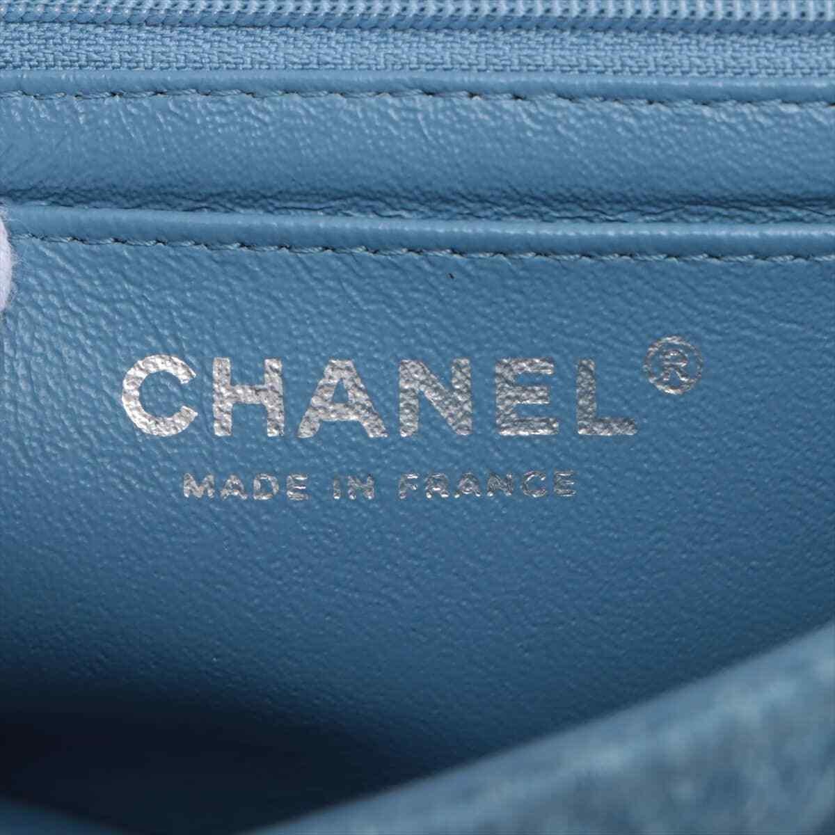 Chanel Rare Small Denim Braid Classic Flap Shoulder Bag For Sale at 1stDibs