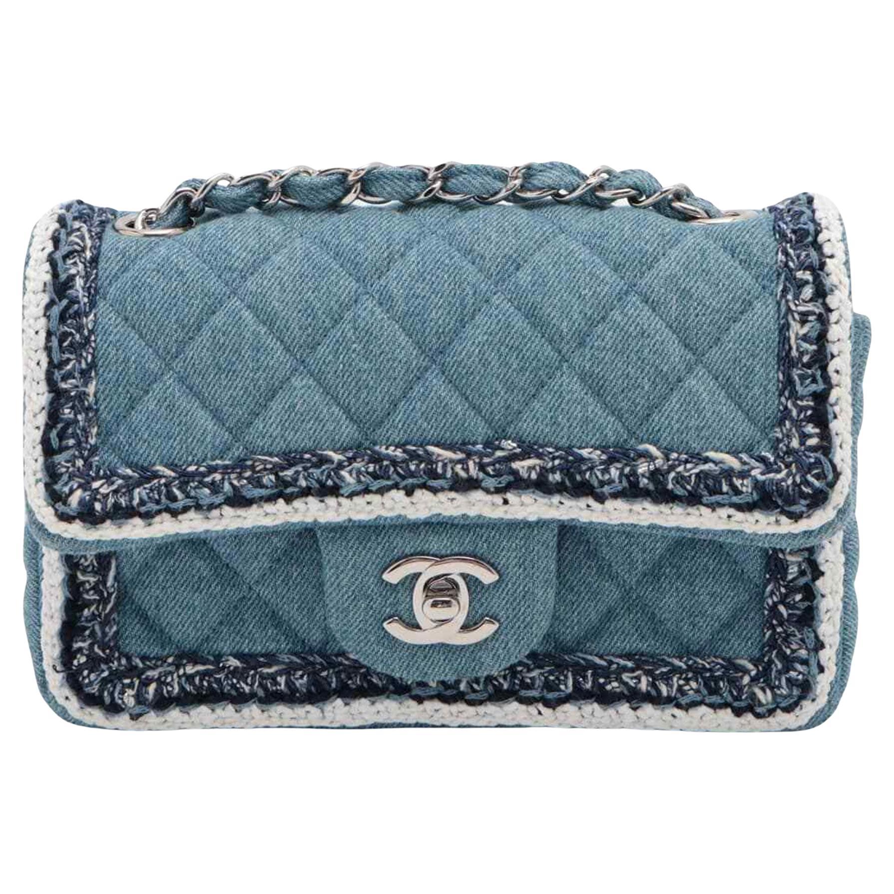 Chanel Rare Limited Edition Fringe Brown Embossed Gun Bag Holster ...