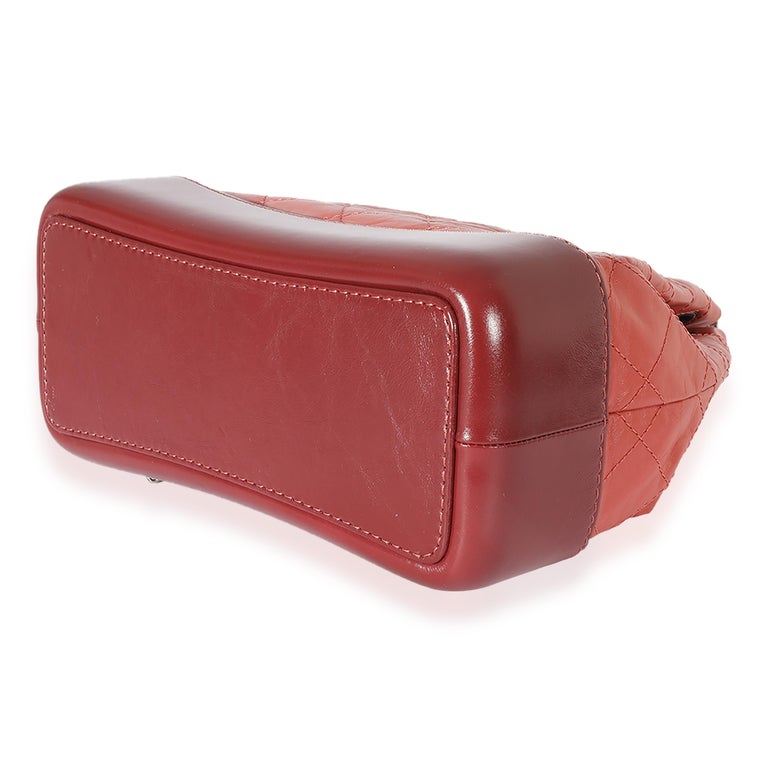 Chanel Raspberry Quilted Calfskin Small Gabrielle Backpack For Sale at ...