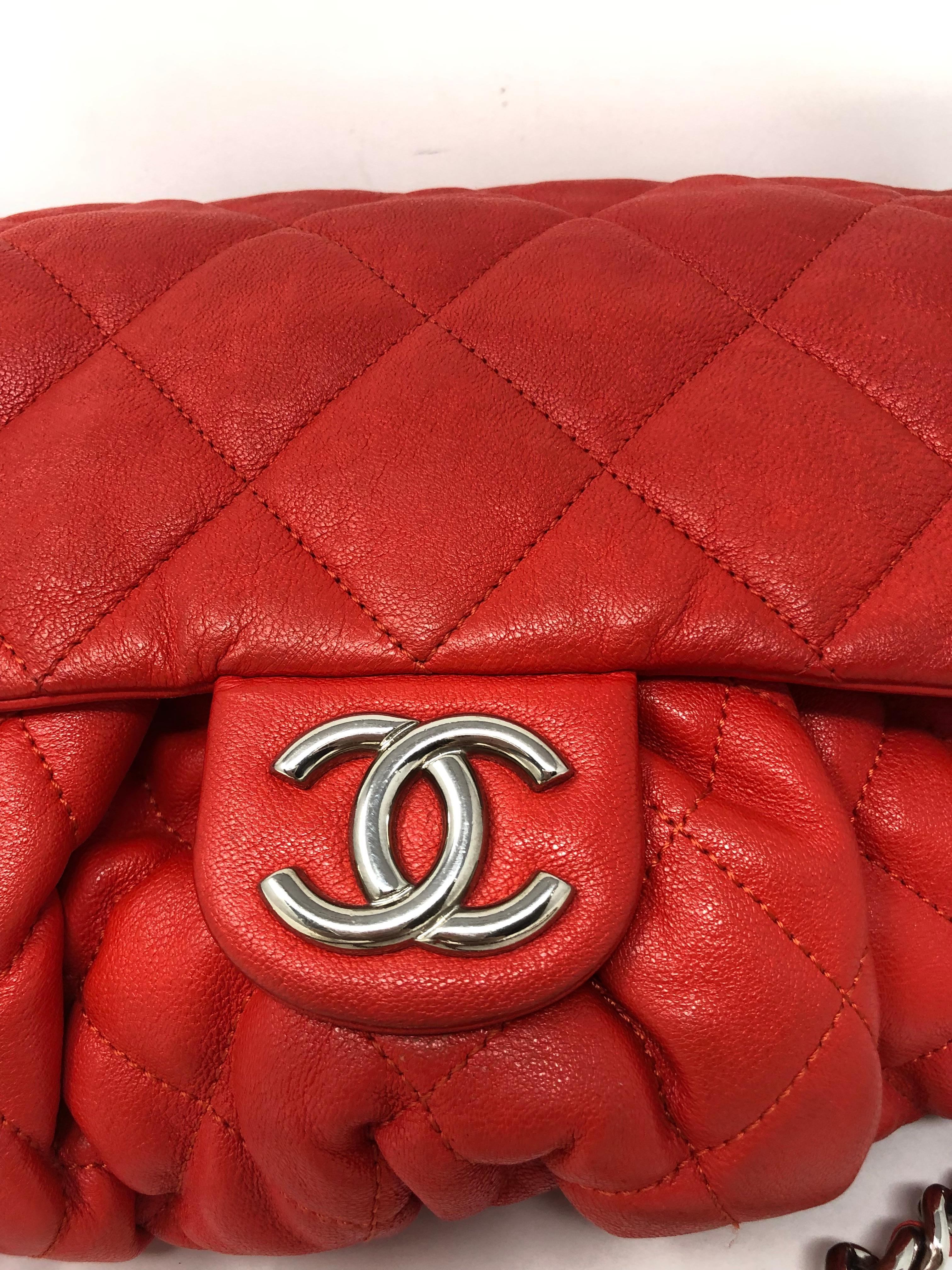 Chanel Red Chain Around Crossbody Bag at 1stDibs | chanel red chain bag ...