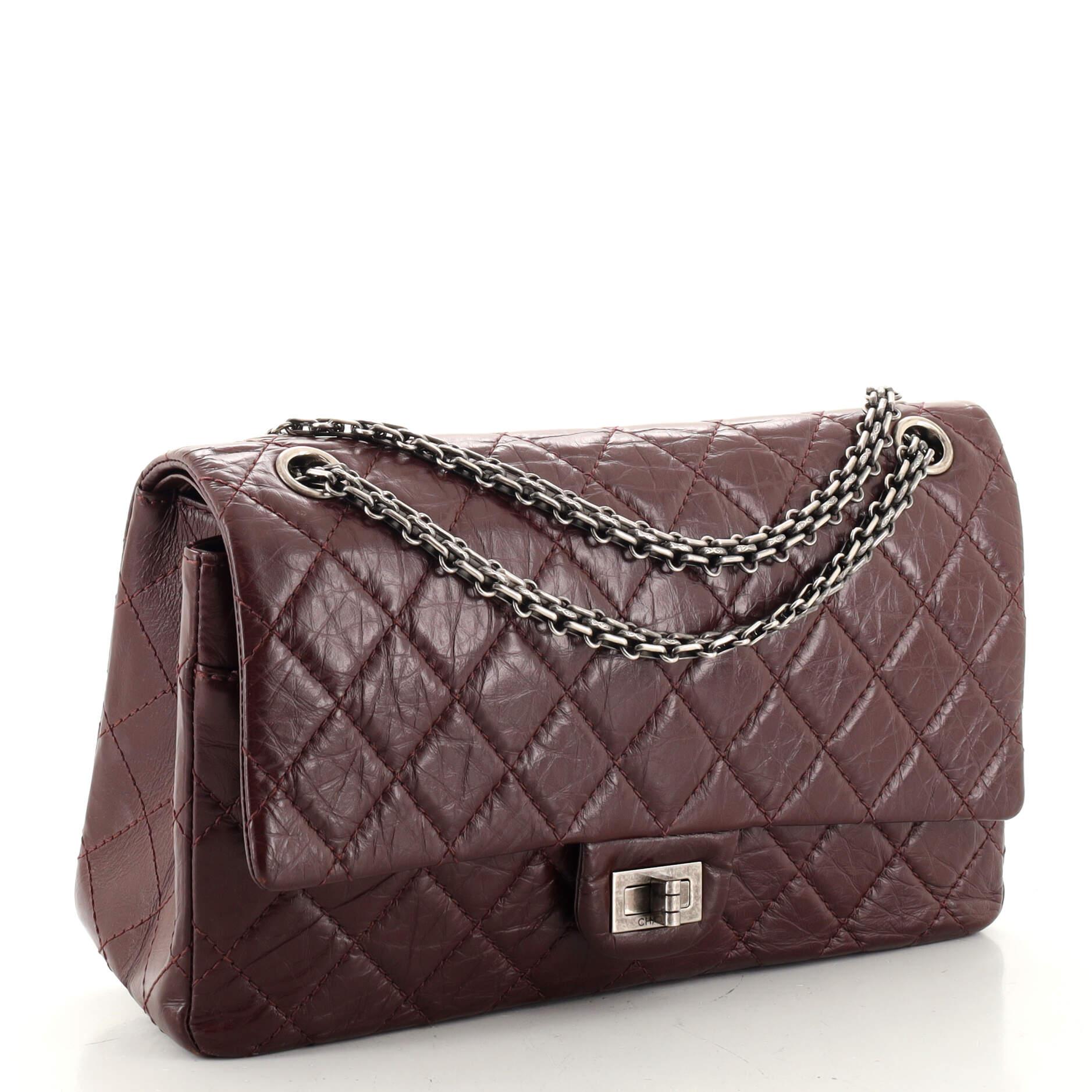 Chanel Reissue 2.55 Flap Bag Quilted Aged Calfskin 226 at 1stDibs