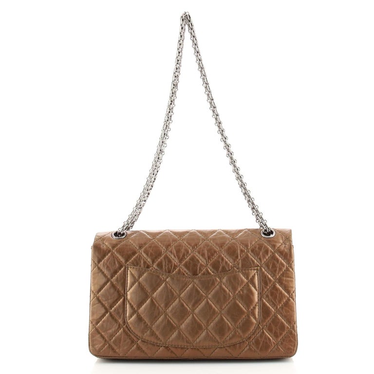 Chanel Reissue 2.55 Flap Bag Quilted Metallic Aged Calfskin 226 For ...