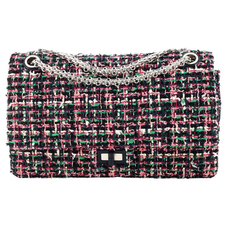 Chanel Reissue 2.55 Flap Bag Quilted Tweed with Resin Detail 226 For ...