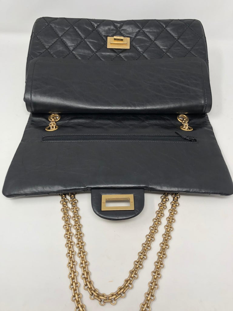 Chanel Reissue Black Bag GHW at 1stDibs