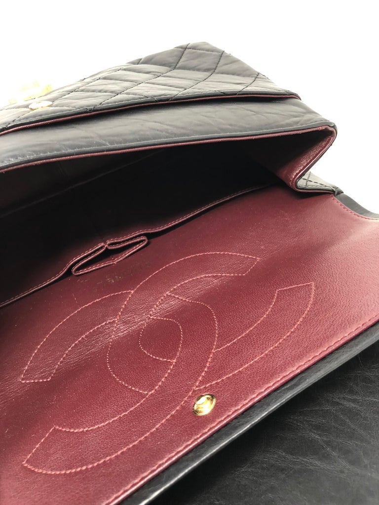 Chanel Reissue Black Bag GHW at 1stDibs