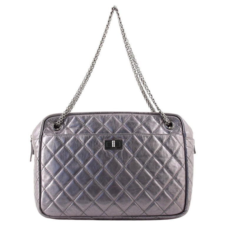 Chanel Reissue Camera Bag Quilted Aged Calfskin Large For Sale at 1stDibs