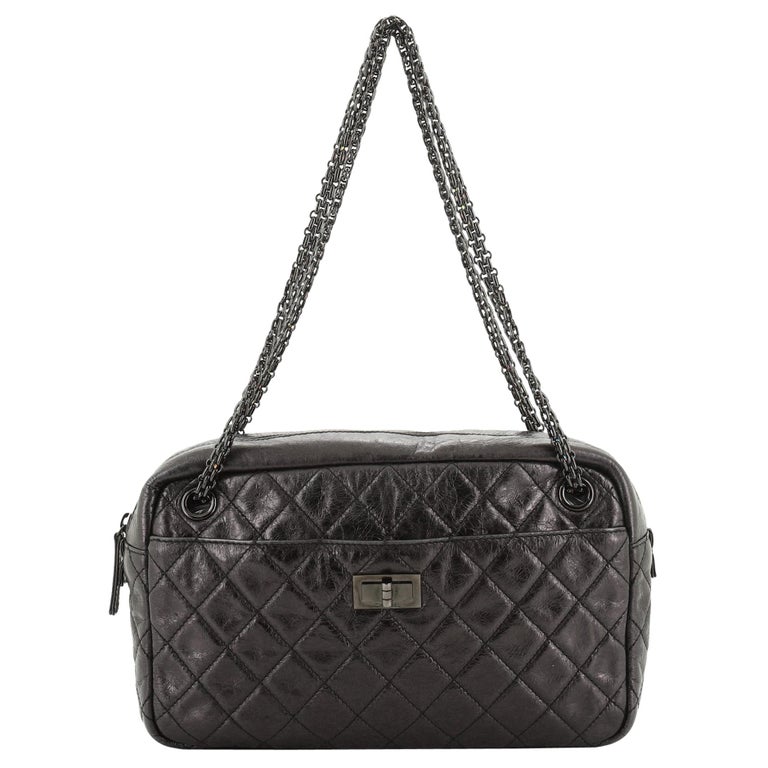 Chanel Reissue Camera Bag Quilted Aged Calfskin Medium at 1stDibs