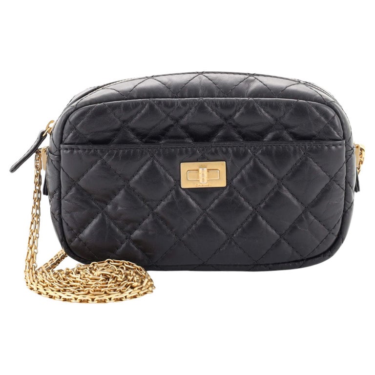 Chanel Reissue Camera Crossbody Bag Quilted Aged Calfskin Mini For Sale ...