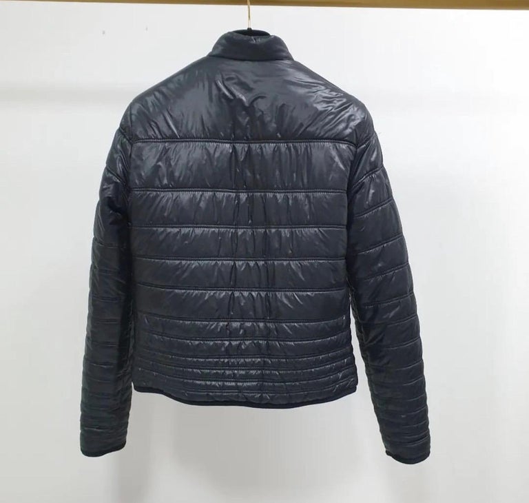 Chanel Reversible Red Black CC Logo Puffer Jacket For Sale at 1stDibs