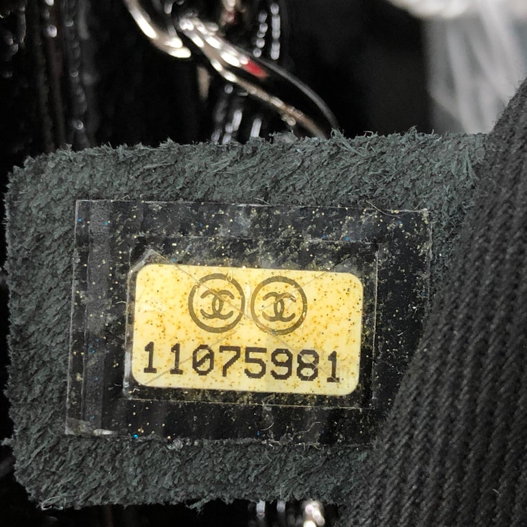 Chanel Ritz Flap Bag Quilted Patent Large at 1stDibs