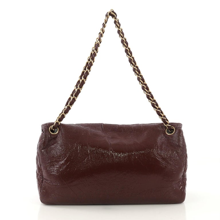 Chanel Rock and Chain Flap Bag Patent Vinyl Medium at 1stDibs