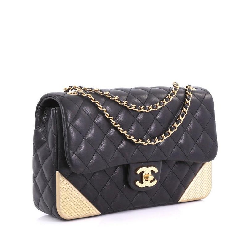 Chanel Rock the Corner Flap Bag Quilted Leather Medium at 1stDibs ...
