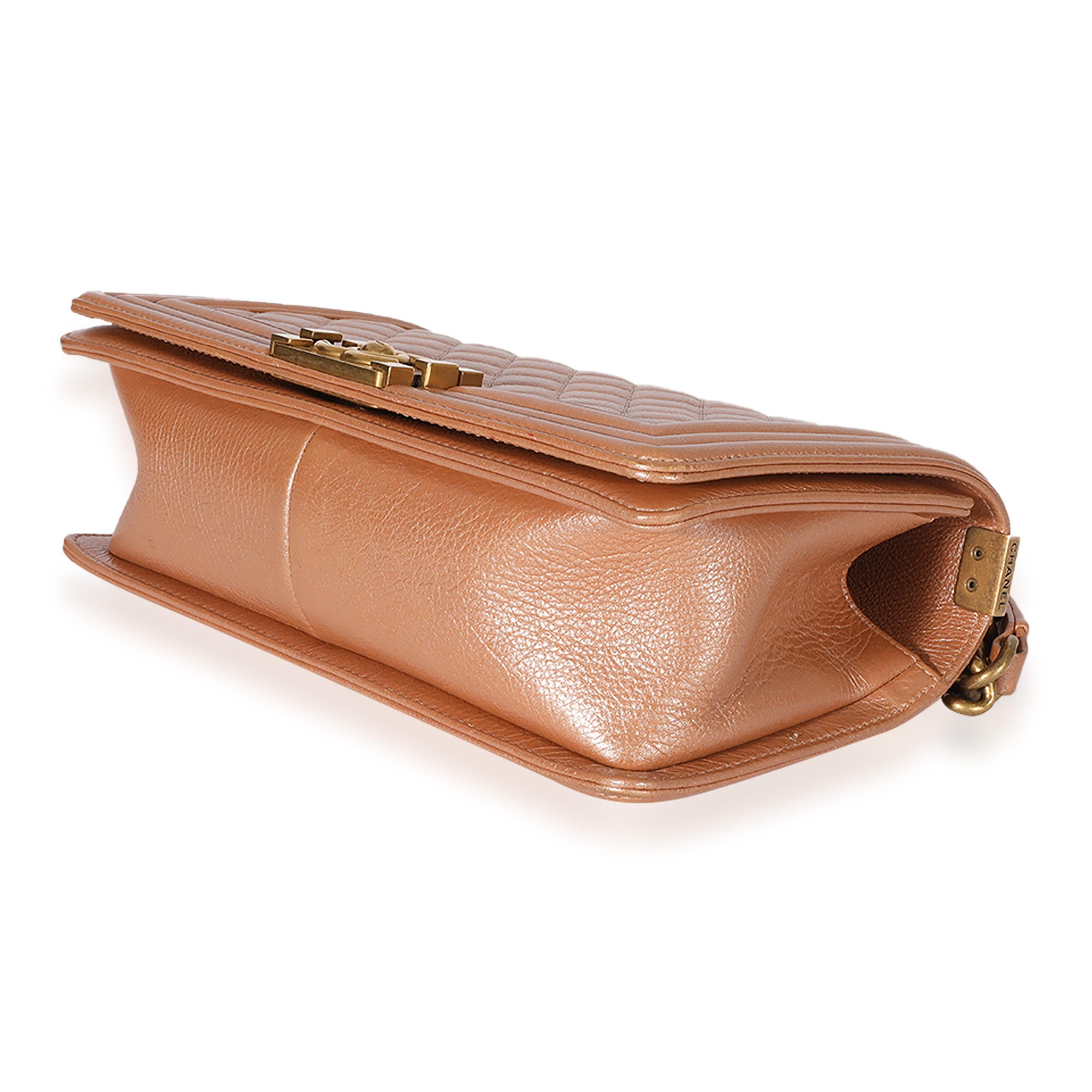 Chanel Rose Gold Old Medium Boy Bag For Sale at 1stDibs | chanel le boy ...