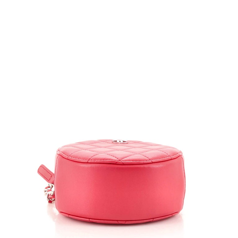 Chanel Round Clutch with Chain Quilted Lambskin Mini at 1stDibs ...