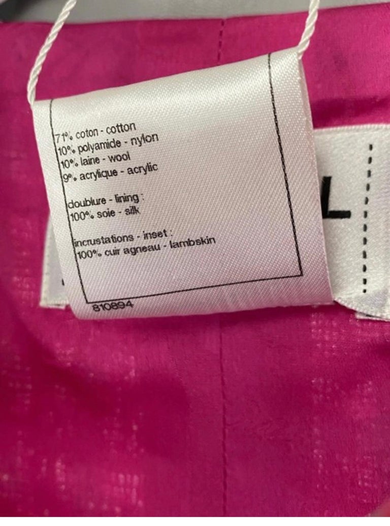 Chanel Runway Pink tweed mini dress at 1stDibs