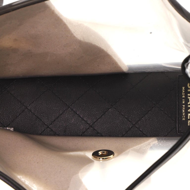 Chanel Sand By The Sea Flap Bag PVC with Lambskin Medium For Sale at ...