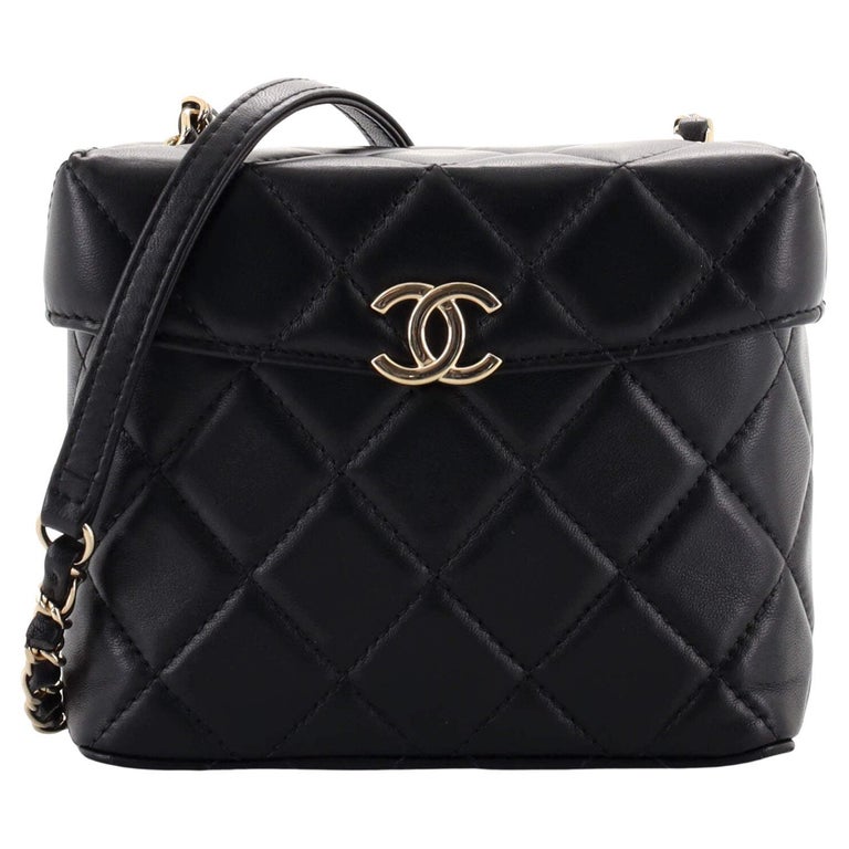 Chanel Secret Box Bag Quilted Lambskin Small For Sale at 1stDibs
