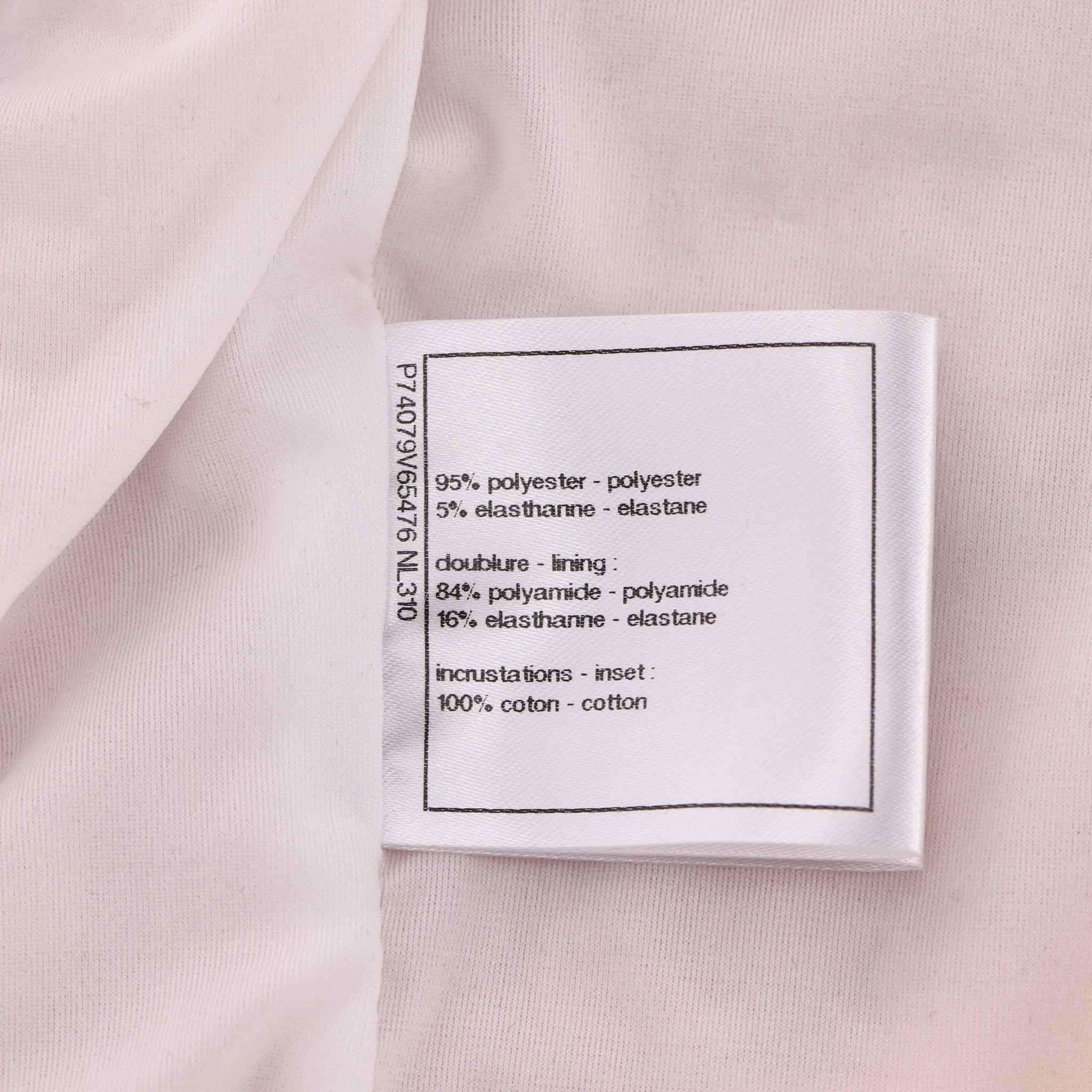 Chanel Sequin Top With Logo Design For Sale at 1stDibs