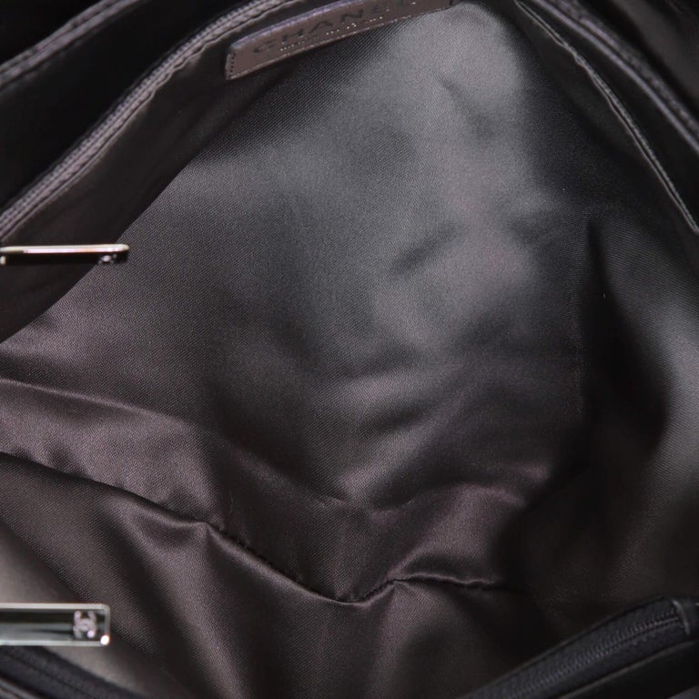 Chanel Sharpei Flap Shoulder Bag Quilted Leather Medium For Sale at 1stDibs