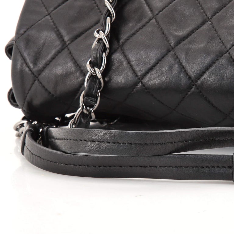 Chanel Sharpei Flap Shoulder Bag Quilted Leather Medium at 1stDibs