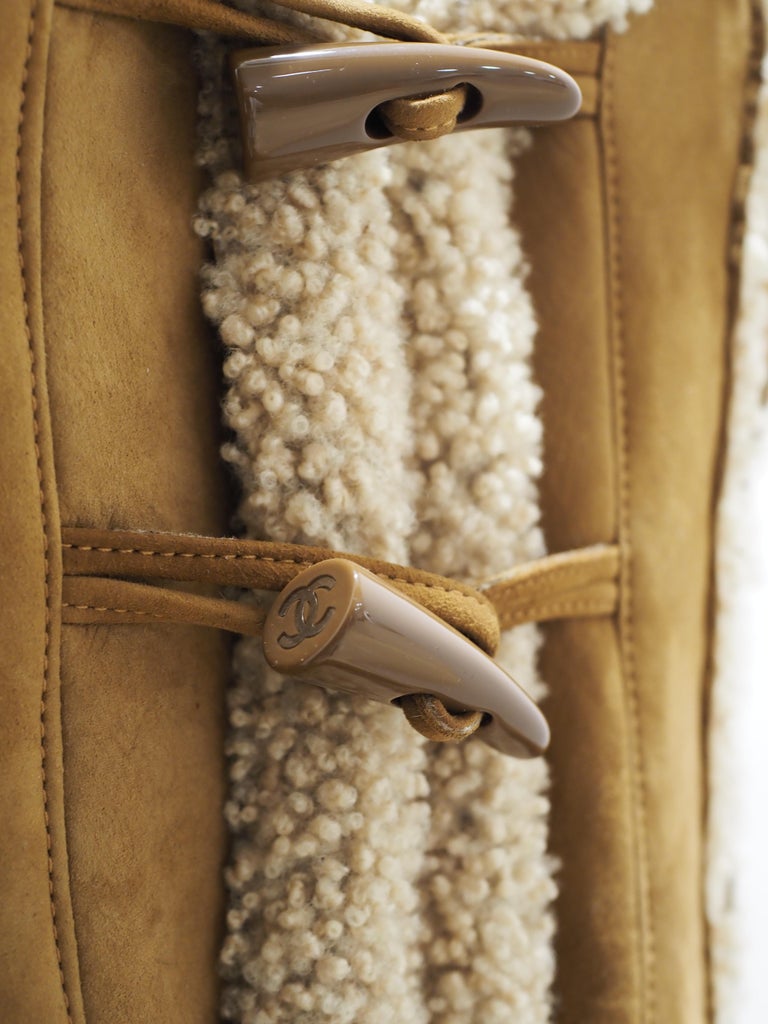 Chanel sheepskin jacket at 1stDibs