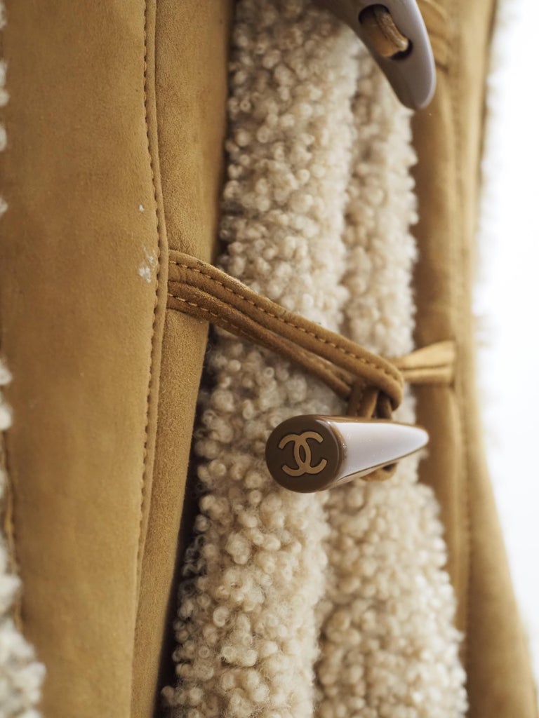 Chanel sheepskin jacket at 1stDibs