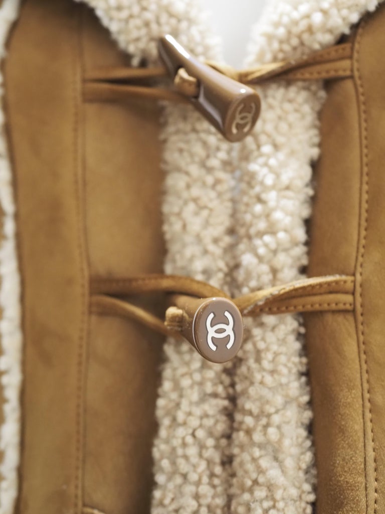 Chanel sheepskin jacket at 1stDibs
