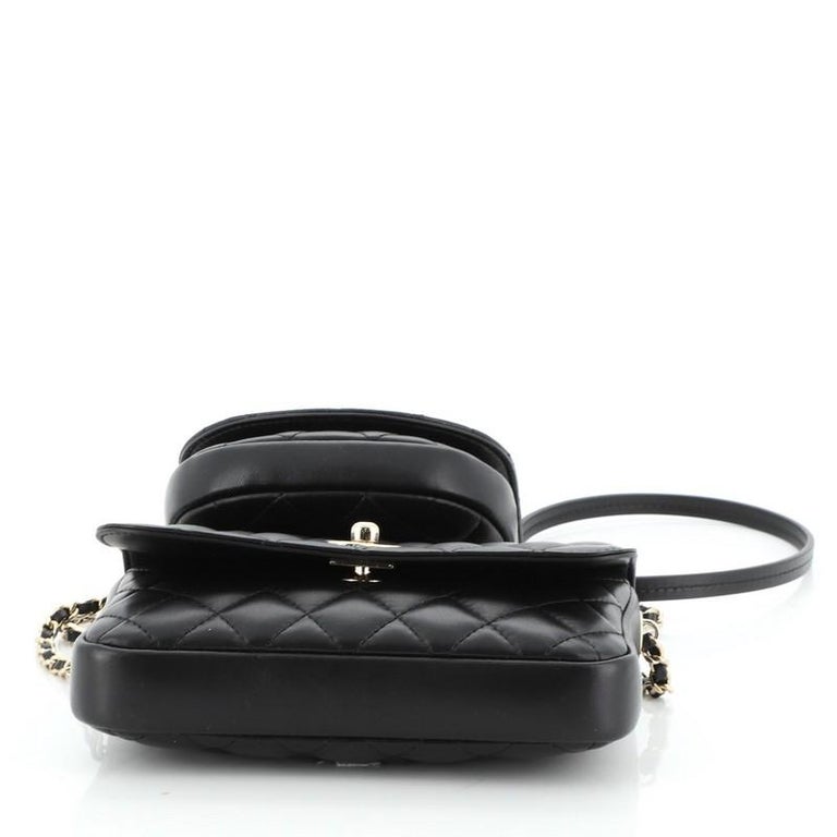 Chanel Side Packs Flap Bag Quilted Lambskin Small at 1stDibs | chanel ...