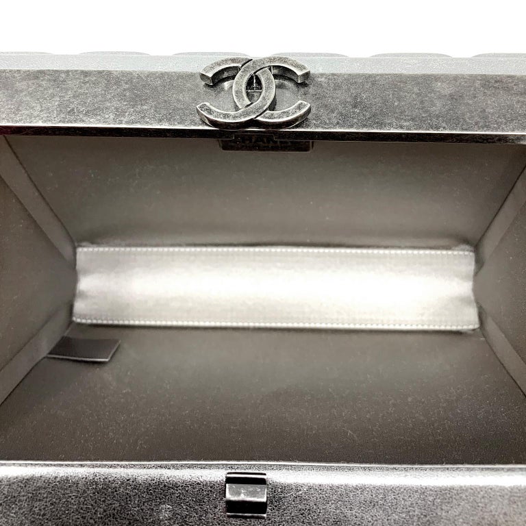 Chanel Silver Box Bag at 1stDibs