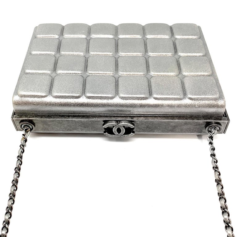 Chanel Silver Box Bag at 1stDibs