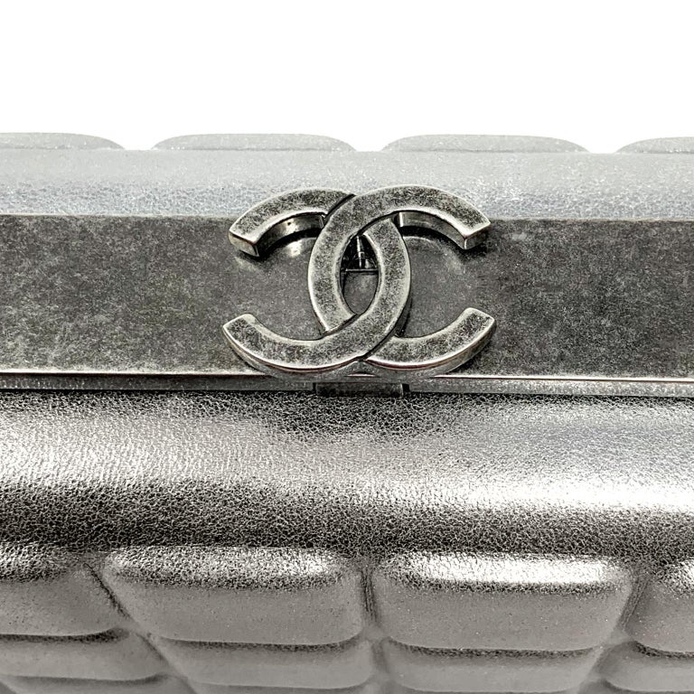 Chanel Silver Box Bag at 1stDibs