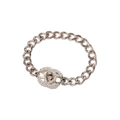 Chanel Silver Bracelet For Sale at 1stdibs