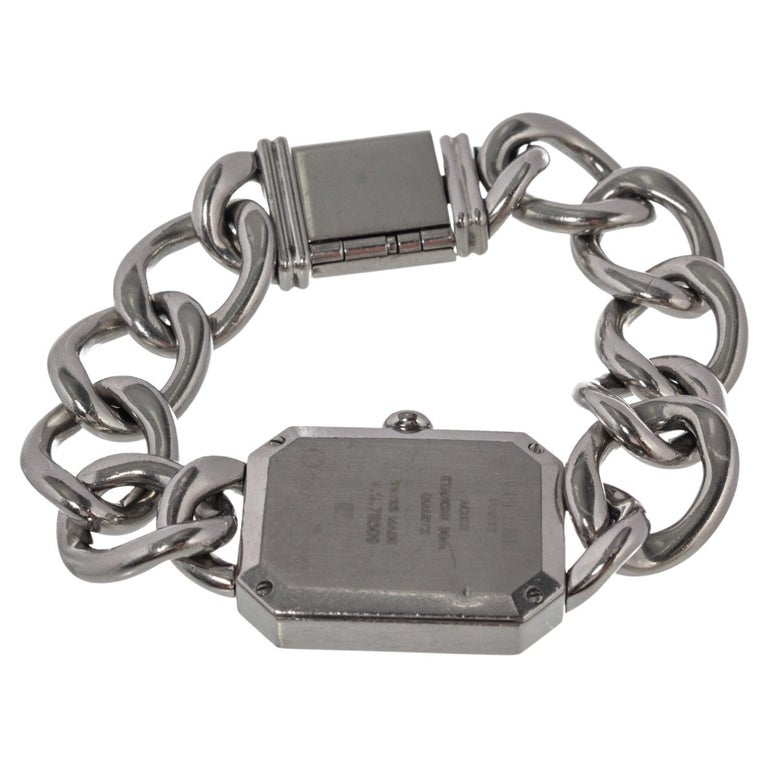 Chanel Silver Stainless Steel Chain and Dial Watch For Sale at 1stDibs