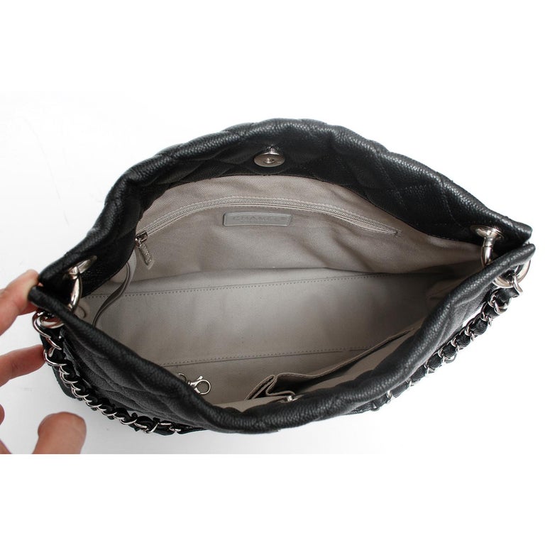 Chanel Single Strap Limited Edition Easy Caviar Grand Shop Zip Bag at ...