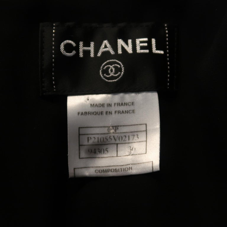 CHANEL Size 4 Black Silk SS 2003 Bustier Wide Leg Skirt Jumpsuit For ...