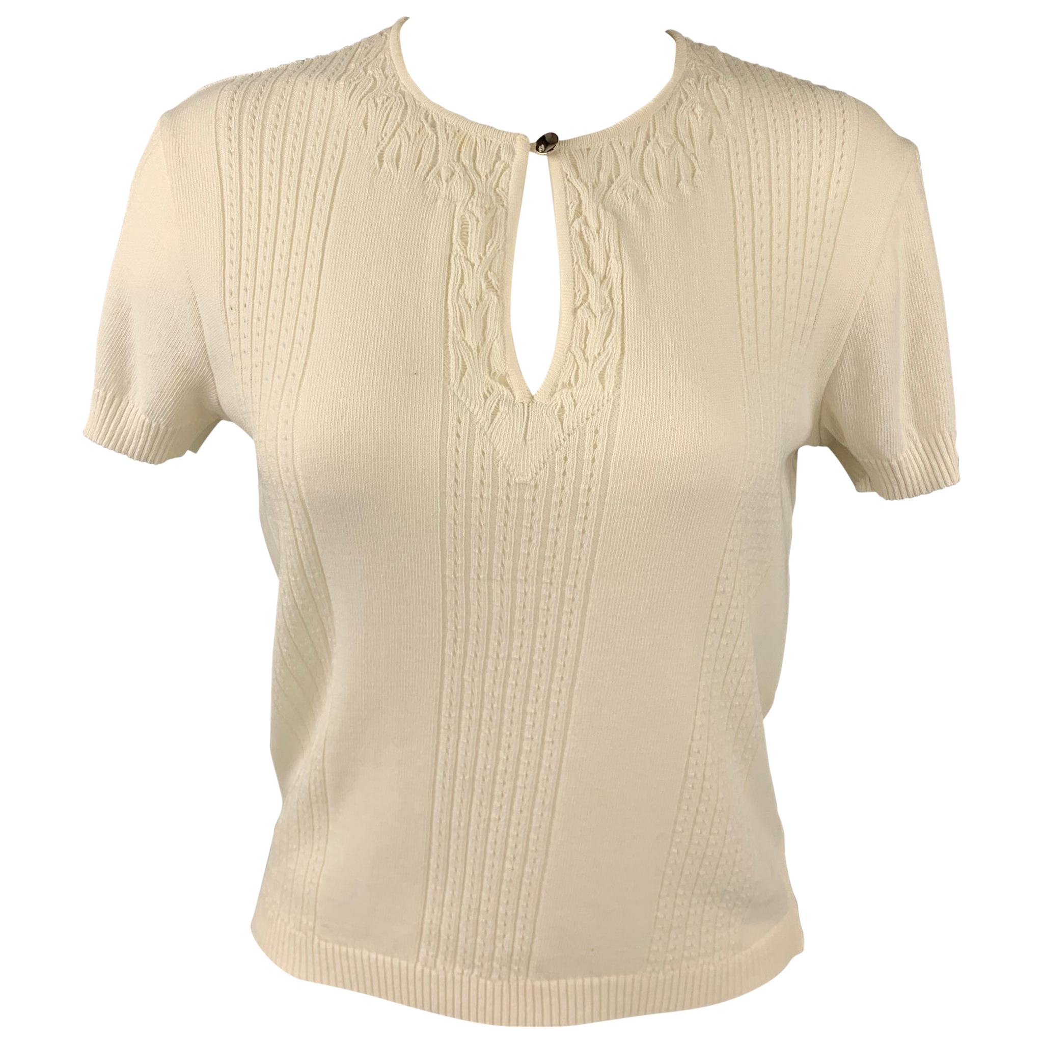 Vintage Chanel Blouses - 71 For Sale at 1stDibs | 1990s chanel rib knit ...