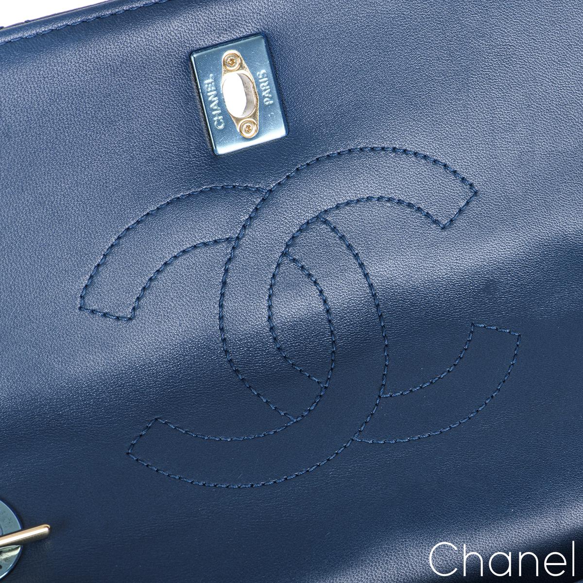 Chanel Small Blue Trendy CC Flap Bag at 1stDibs | chanel trendy cc blue ...