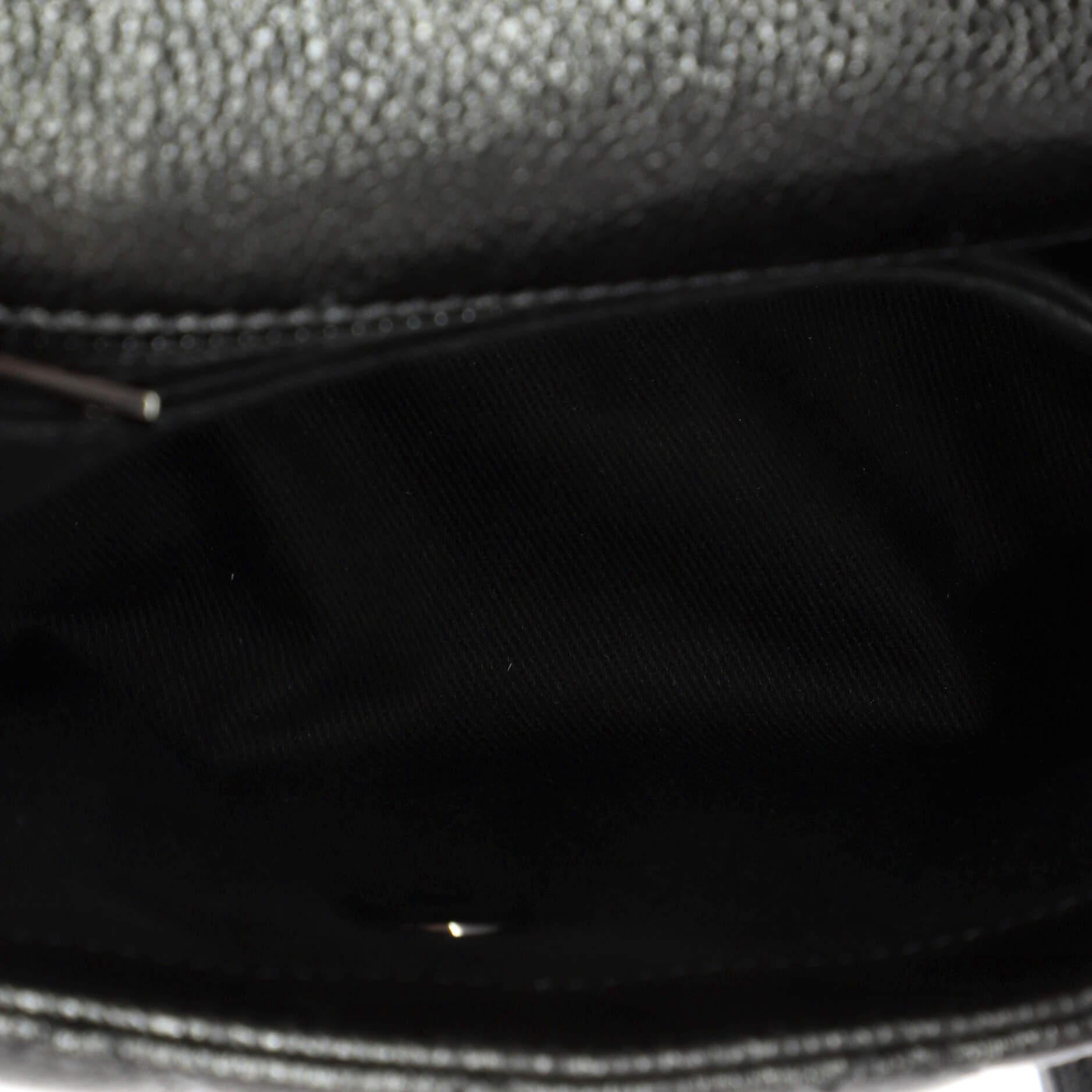 Chanel So Black Coco Top Handle Bag Quilted Glazed Caviar Mini For Sale ...