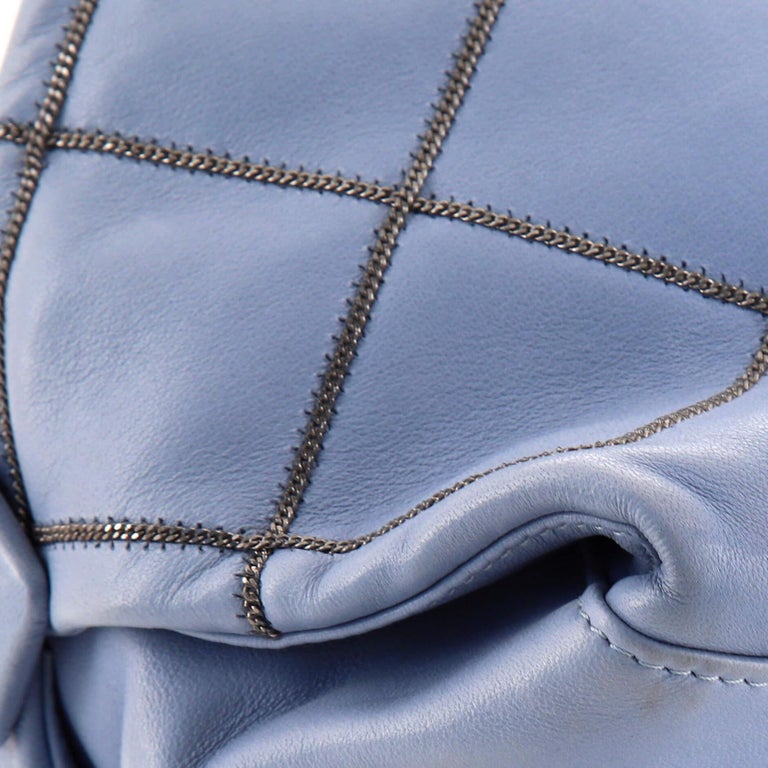 Chanel Soft Zip Bowler Bag Quilted Leather with Micro Chain Detail ...